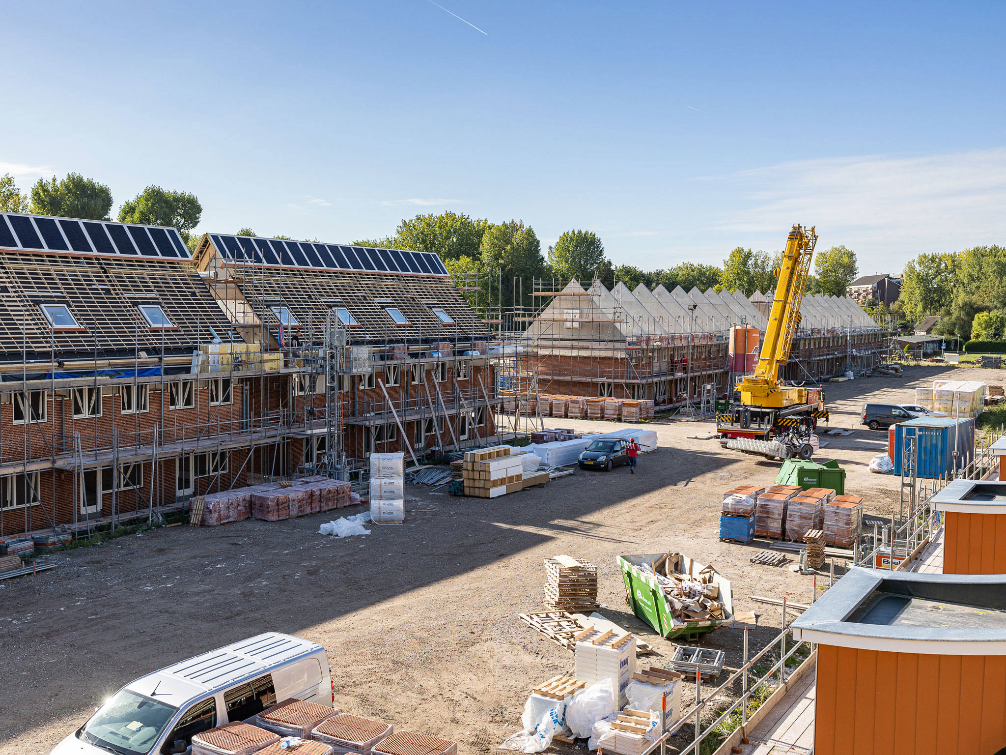 Het heien is gestart! (& foto update bouw)